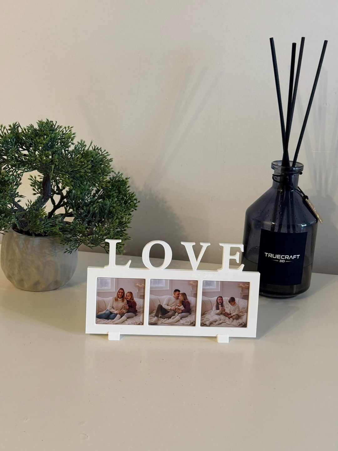 LOVE Photo Frame STL 5x5 Cm – 3D Printed Picture Holder, Romantic Home ...