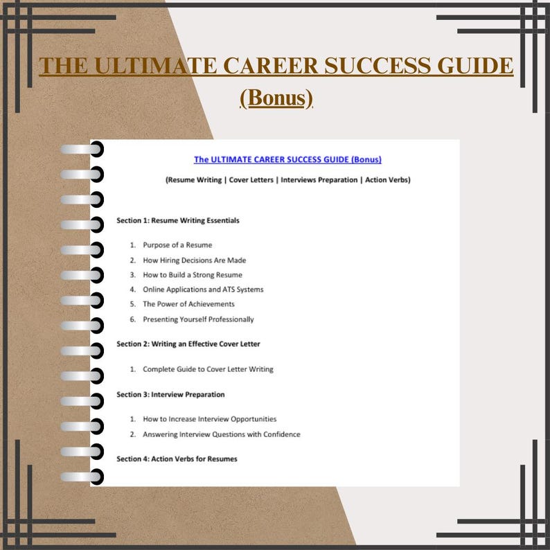 ATS Friendly Resume Template, Edit in Word & Google Docs, ATS Resume ...