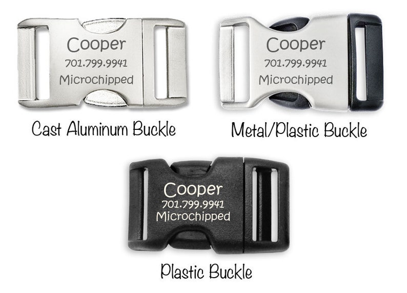 LIMITED EDITION Color Laser Engraved Personalized Buckle - Etsy