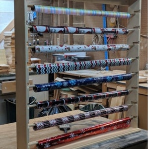 Wrapping Paper Rack FREE SHIPPING )wall Hanging) - Etsy