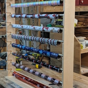 Wrapping Paper Rack FREE SHIPPING )wall Hanging) - Etsy