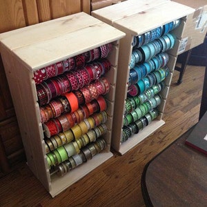 Double Size Ribbon Rack Store Display Holds Approx 300-500 4-5 Inch ...