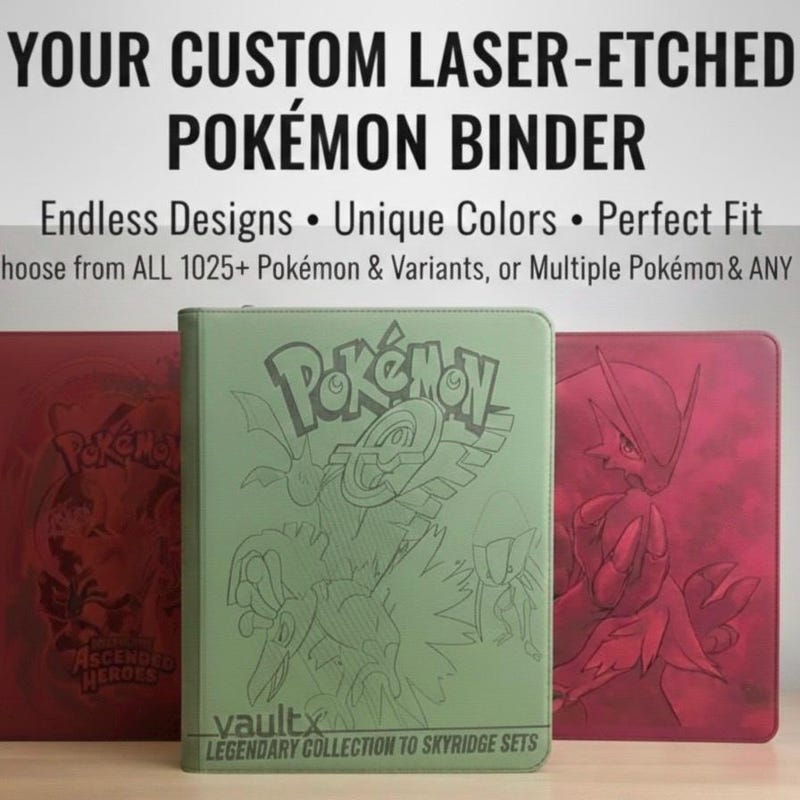 Custom Vault X Binder - Etsy