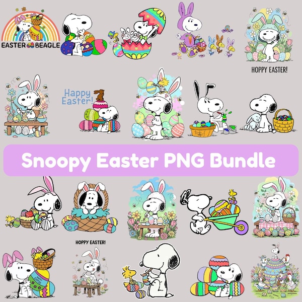Snoopy Spring Clip Art - Etsy