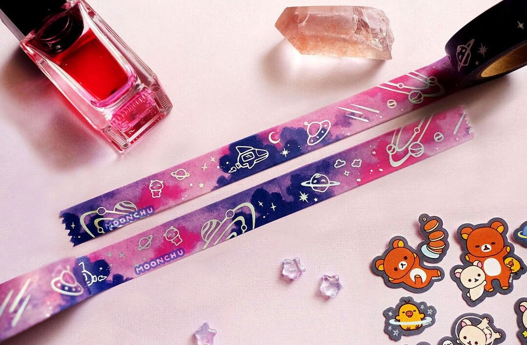 On a Space Journey Space Washi Tape | STATIONERY | Moonchu Original ...