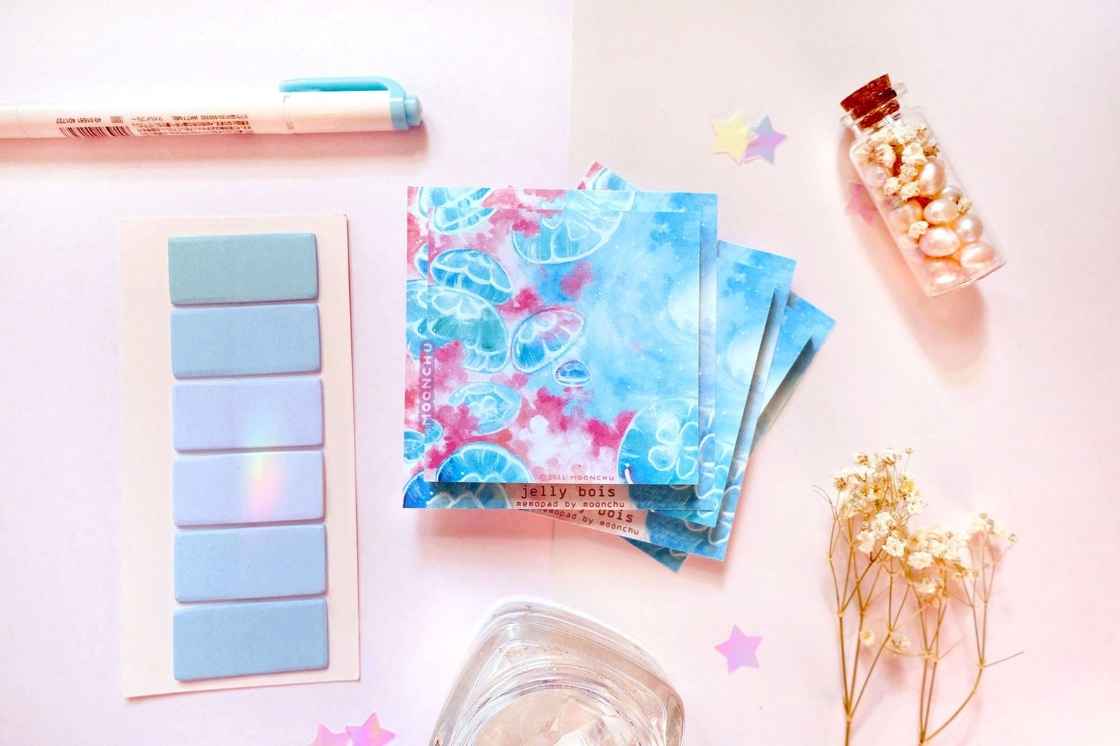 Jelly Bois Jellyfish Memopad | STATIONERY | Ocean Note, Nautical ...
