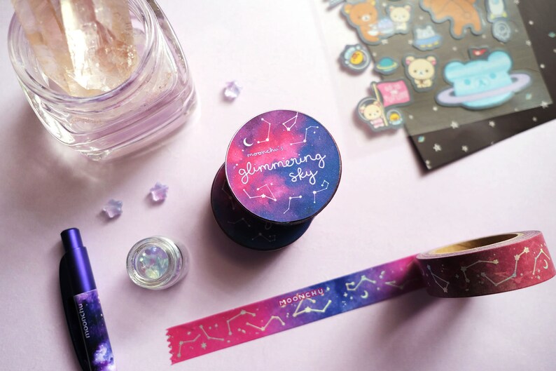 Glimmering Sky Constellation Washi Tape | STATIONERY | Moonchu Art ...