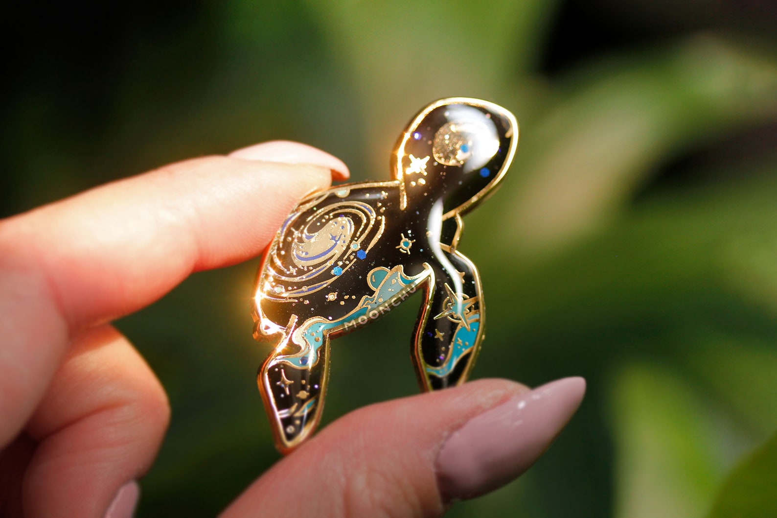 Tidebringer ENAMEL PIN turtle enamel pin ocean enamel | Etsy