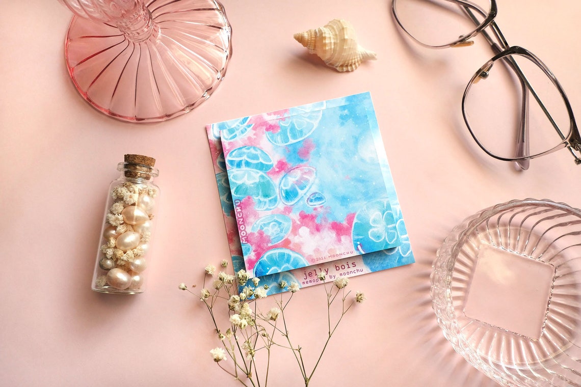 Jelly Bois Jellyfish Memopad | STATIONERY | Ocean Note, Nautical ...