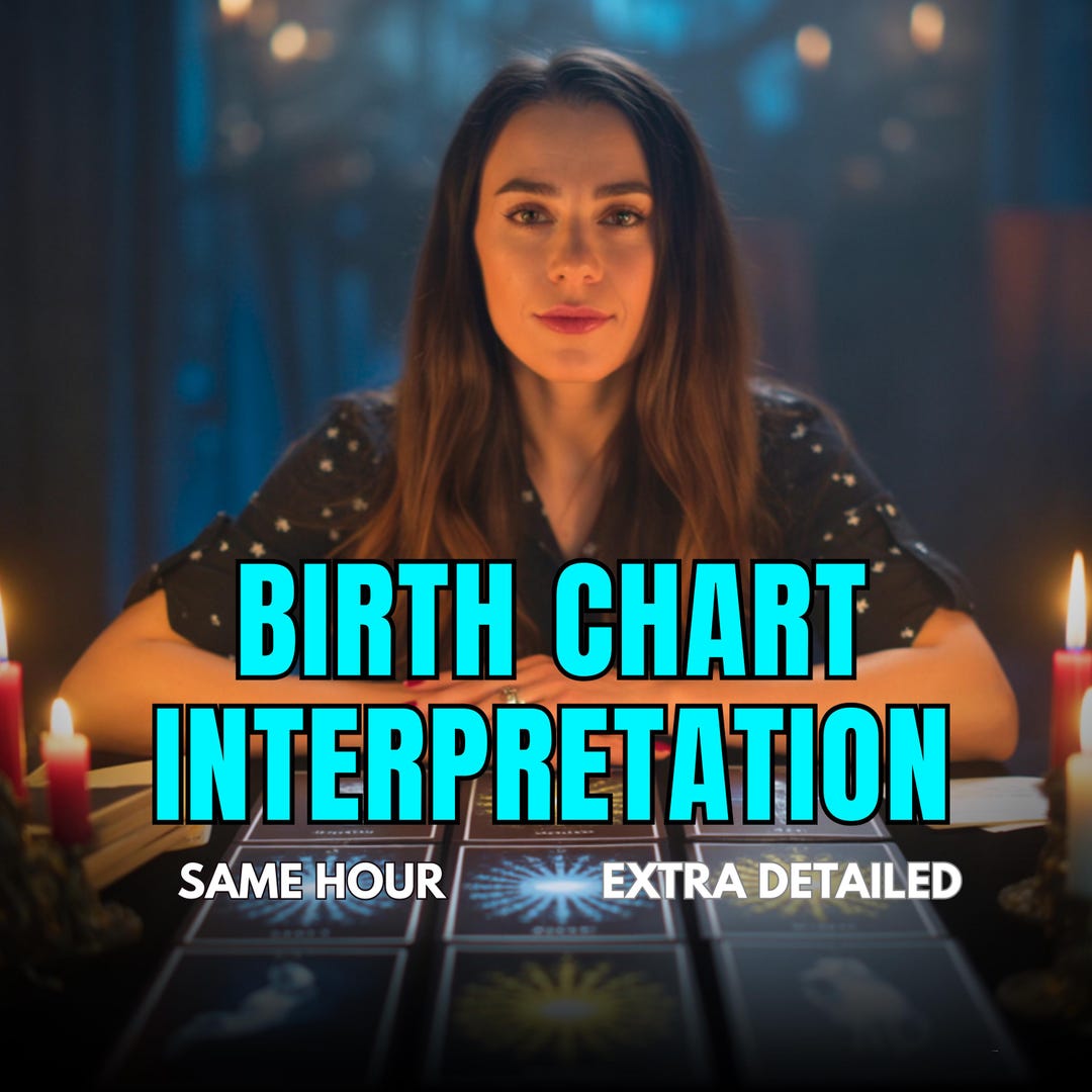 Personalized Birth Chart Interpretation, Psychic Reading, Detailed ...