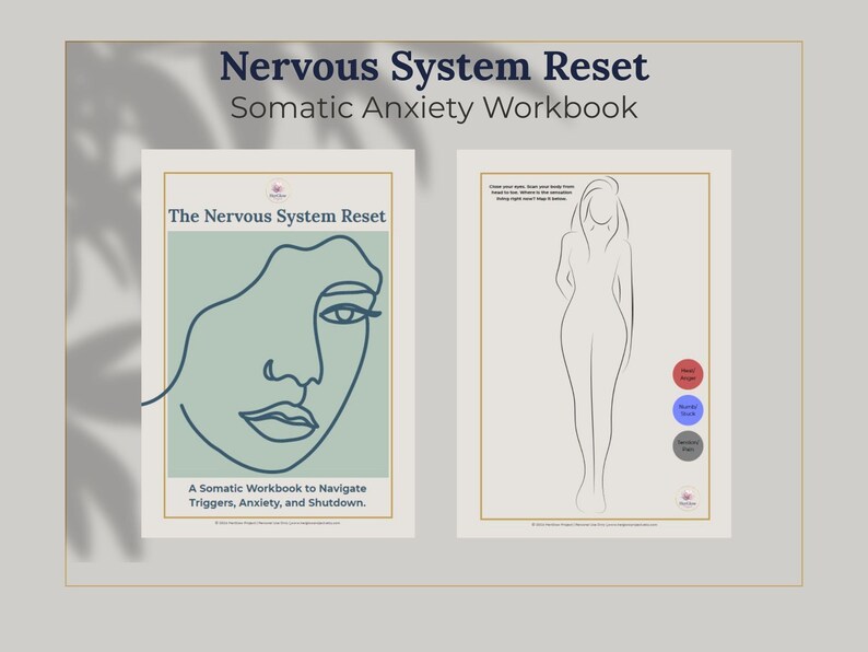 Nervous System Regulation Workbook | Somatic Healing Journal | Anxiety ...