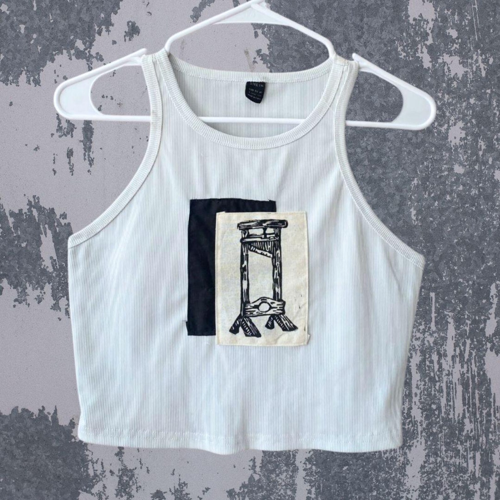 Guillotine Patch Linoprint - Etsy