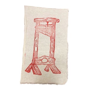 Guillotine Patch Linoprint - Etsy