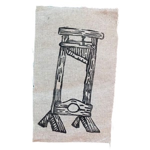 Guillotine Patch Linoprint - Etsy