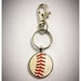 Baseball Seams Stitches Keychain | Graduation Birthday Baseball Player ...