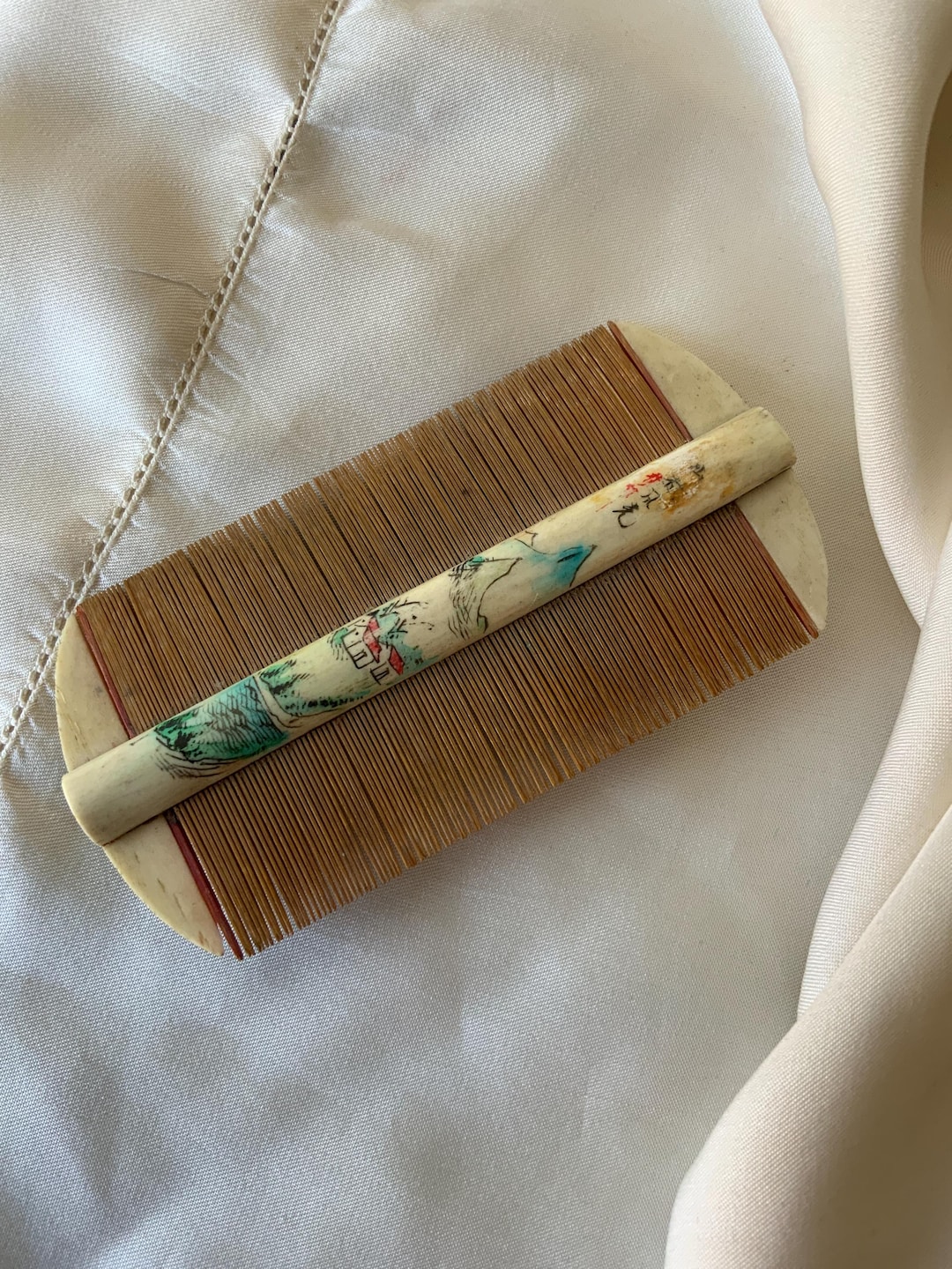 Antique Bamboo Chinese Comb - Etsy
