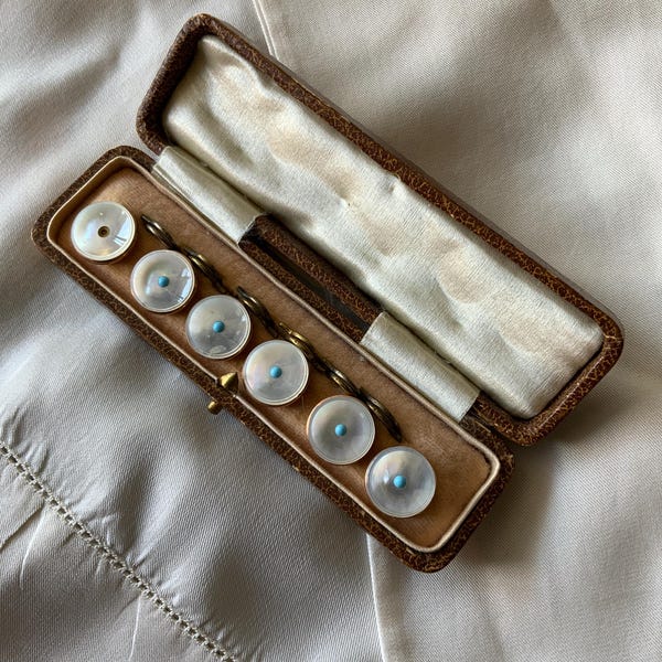 Antique Button Box - Etsy