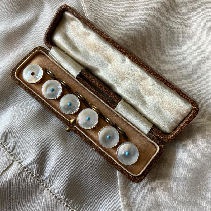 Antique Button Box - Etsy