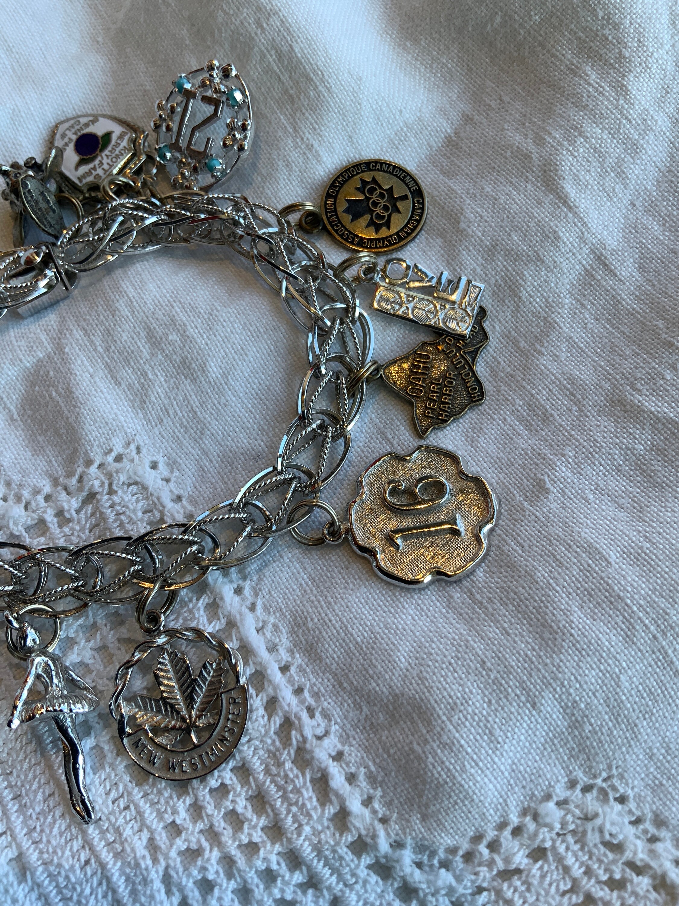 Vintage BIRKS Charm Bracelet - Etsy Canada