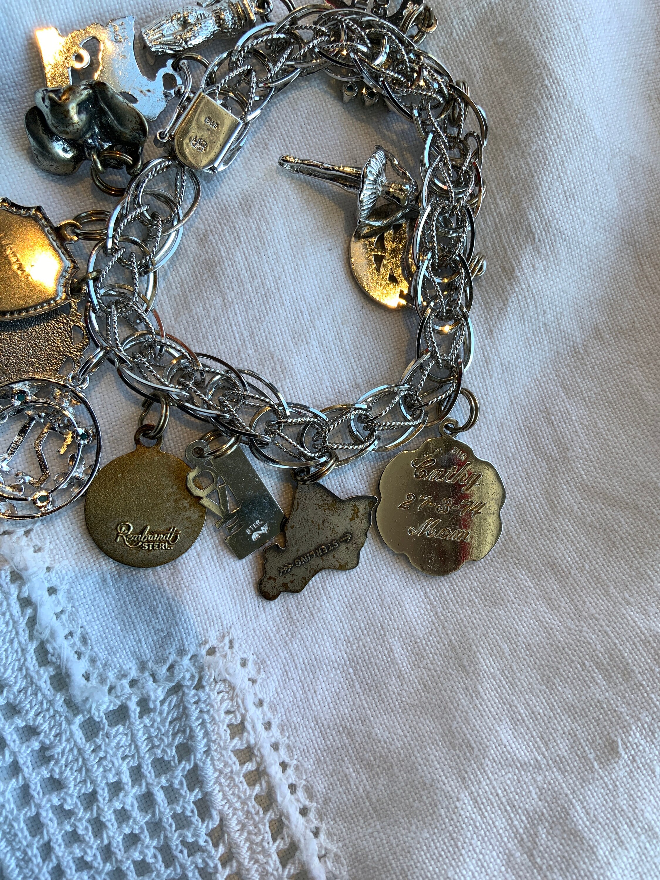 Vintage BIRKS Charm Bracelet - Etsy Canada
