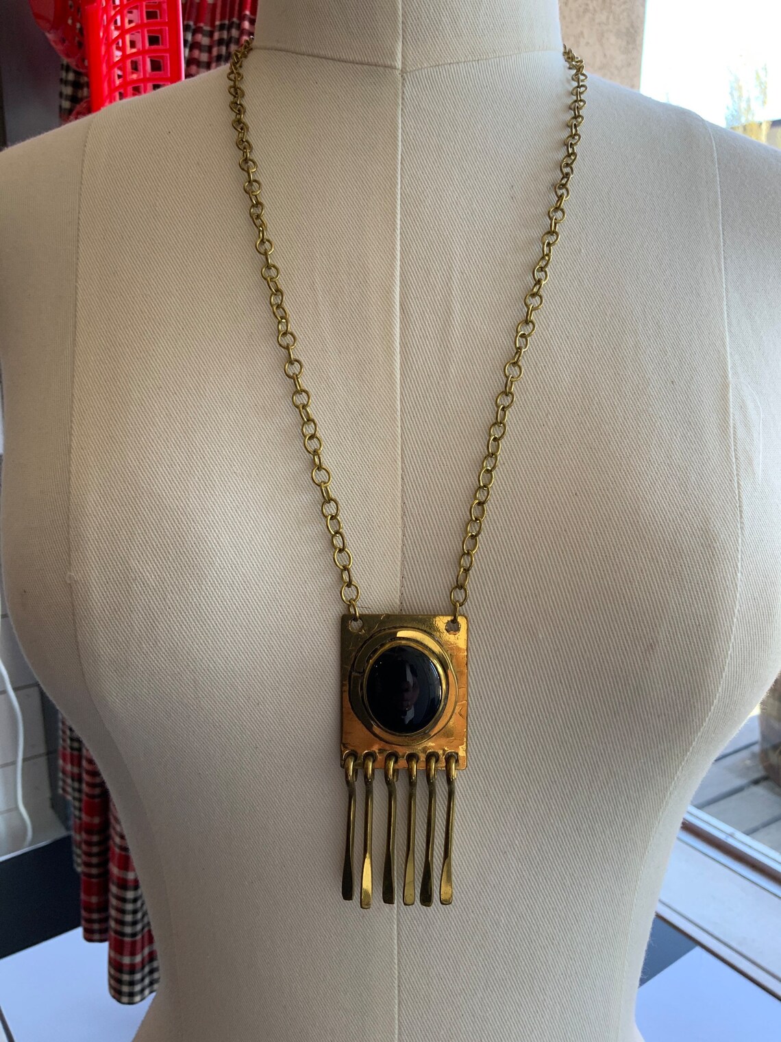 RAFAEL 70s Modernist Necklace - Etsy