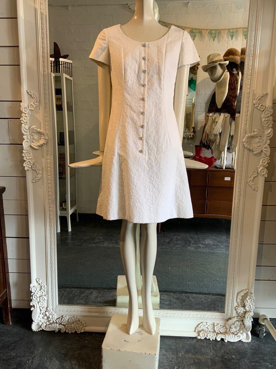 1960s ADELE SIMPSON Mod Mini Dress | Size Small - Etsy