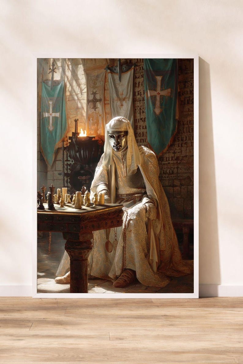 The Leper King Baldwin Art Print, Leper King Wall Art, Medieval ...