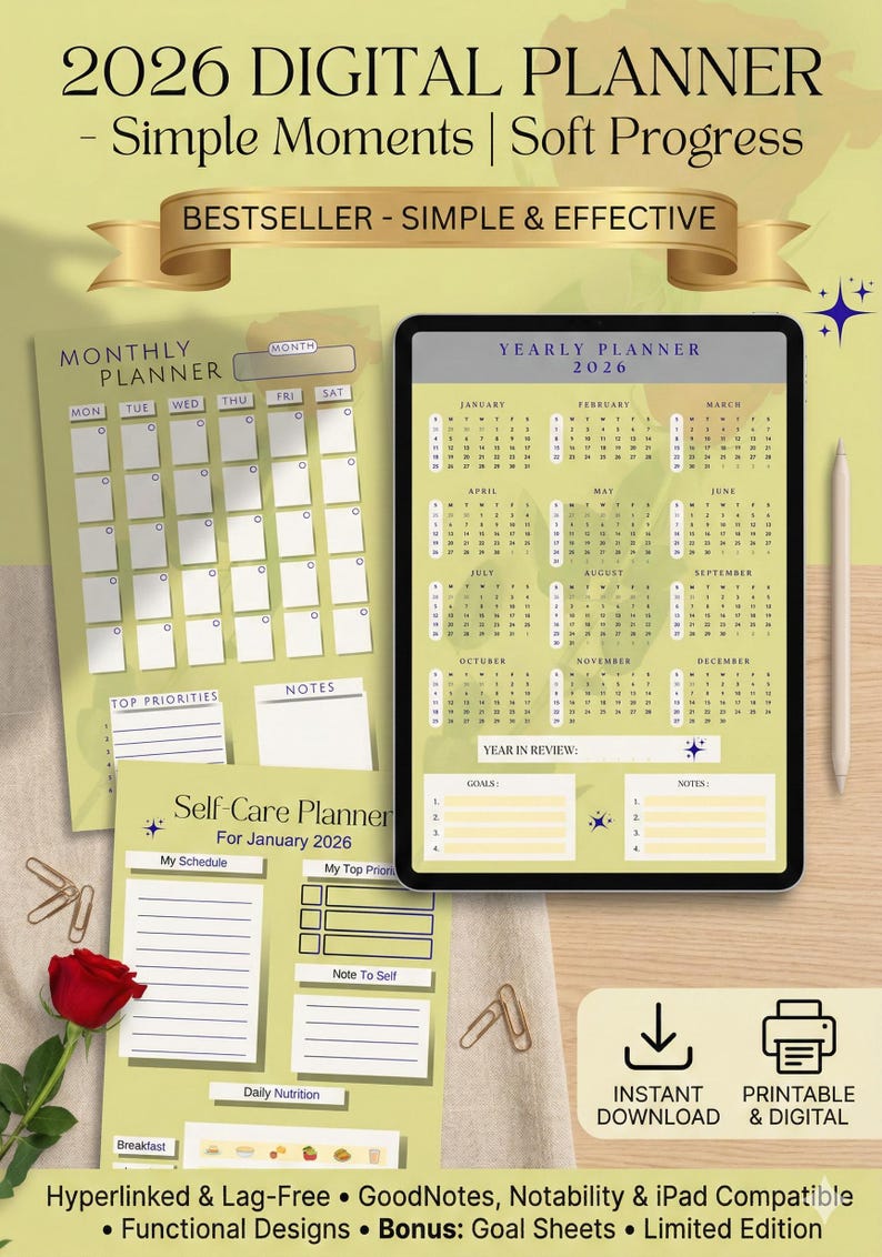 Habit Tracker 2026 Printable, Daily Routine Tracker Pdf, Simple Habit ...