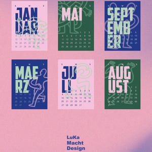 Design Calendar 2026 - Etsy