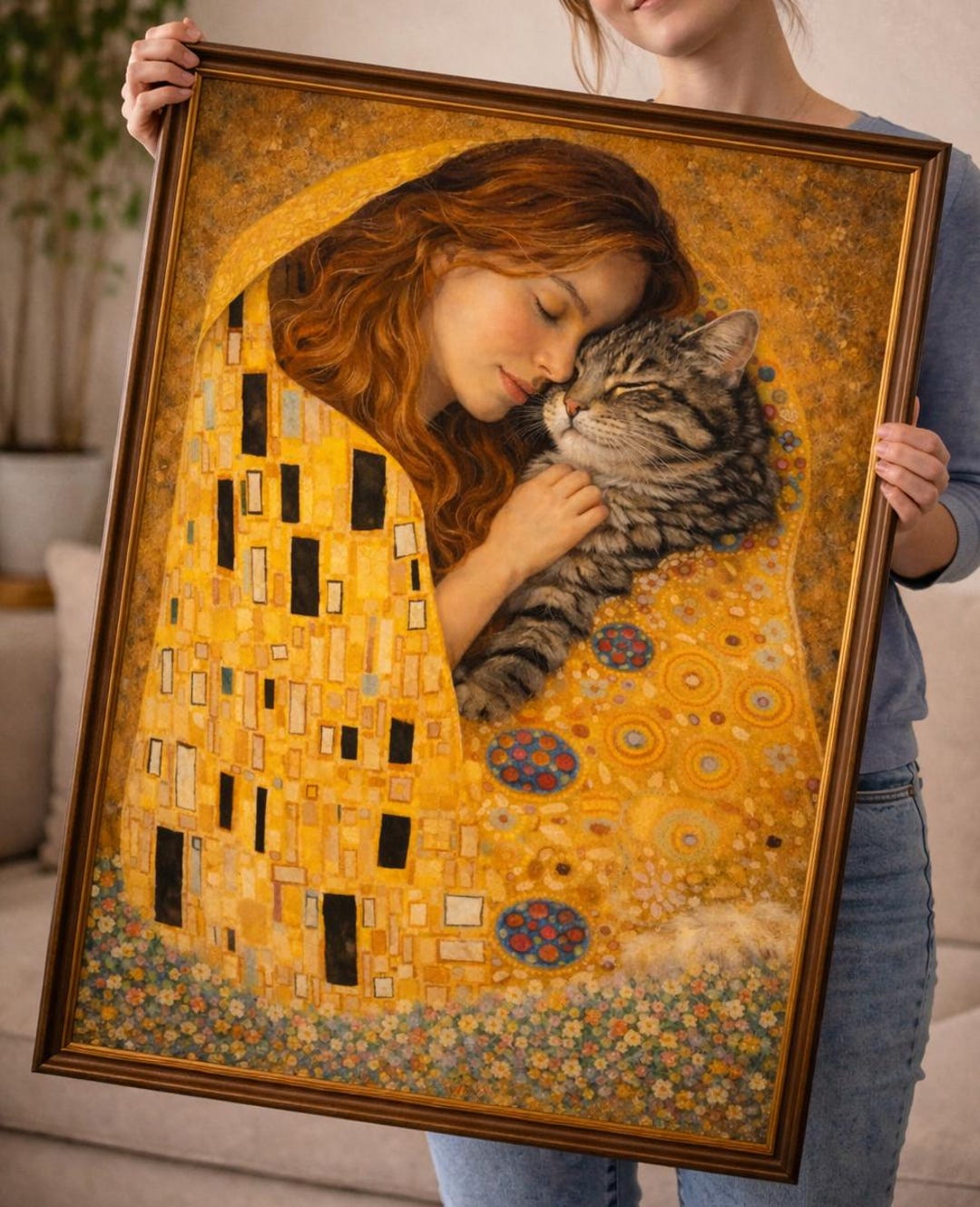 Custom Pet Portrait, Cat Art, Portrait From a Photo, Real Pet Portrait ...