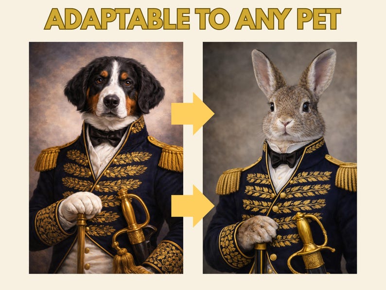 Custom Pet Portrait, Pet Art, Portrait From a Photo, Real Pet Portrait ...