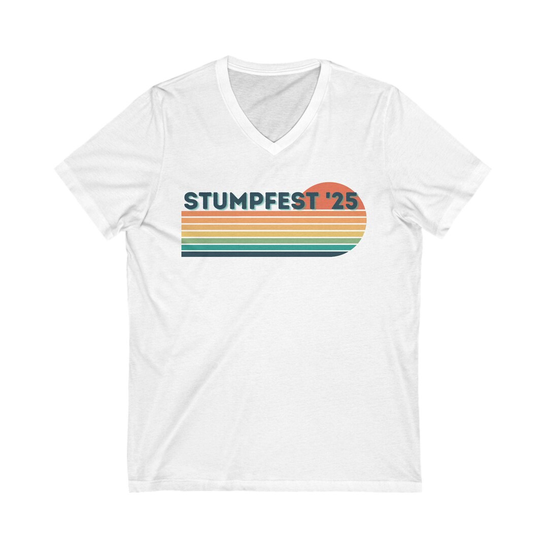Bluey Stumpfest '25 Short Sleeve V-neck Shirt - Unisex Jersey Short ...