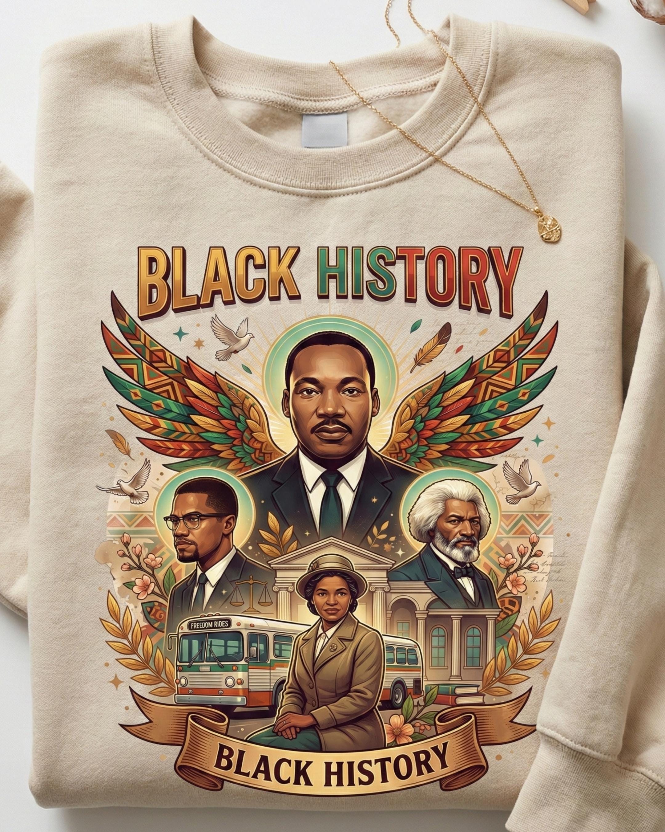 Black History Month Portrait PNG | Martin Luther King Rosa Parks Civil ...