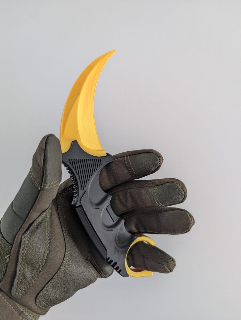 CS2 / CSGO Karambit Replica Prop Knife – Display & Collector Piece ...