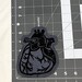 Anatomical Heart Patch Block Printed Iron or Sew, Wear Your Heart on ...
