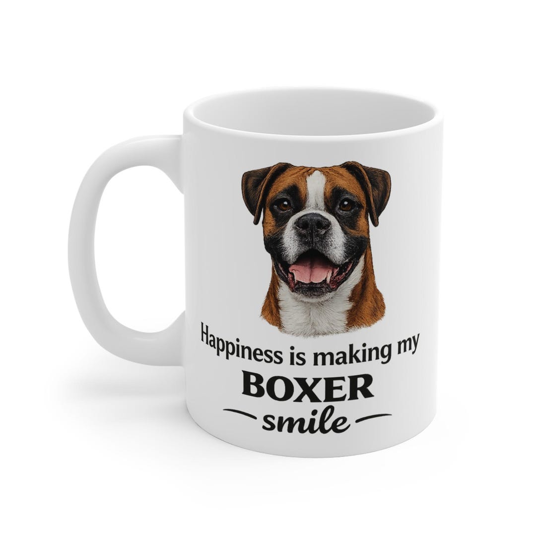 BOXER Mug, Gift for BOXER Mom, Boxer Dad Coffee Cup, Dog Lover Present ...