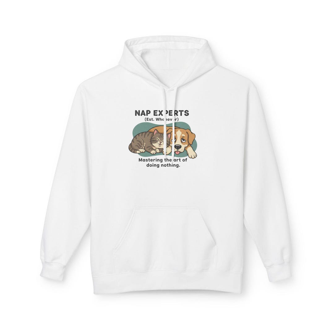 Nap Experts Sleeping Beagle Hoodie | Cute Dog Nap Illustration - Etsy