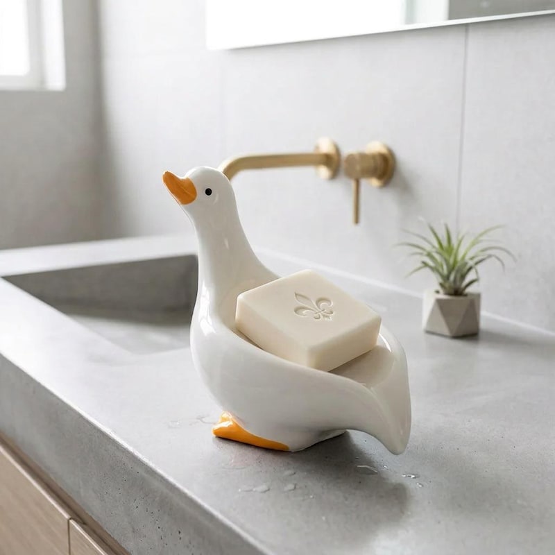 Ceramic Duck Soap Holder - Etsy UK