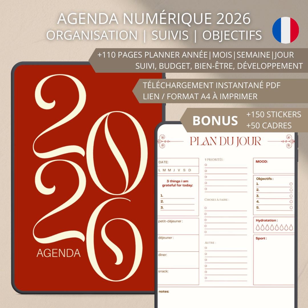 2026 Digital Planner | Organization Planner & Personal Development ...