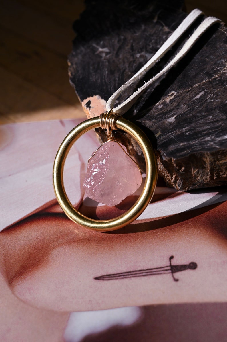 Rose Quartz Car Accessories Rear View Mirror Charm Car Charm | Etsy