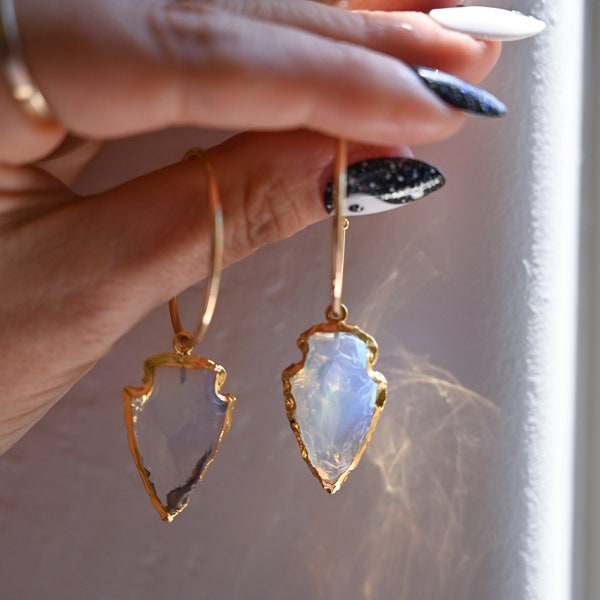Opalite Earrings - Etsy