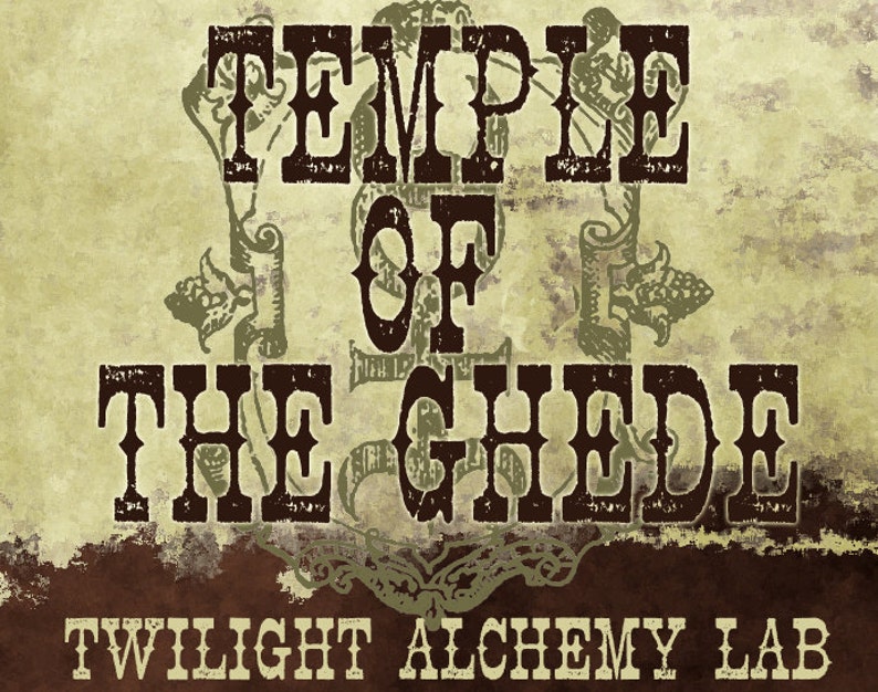 Temple of the Ghede TAL Oil - Etsy