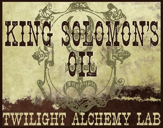 King Solomon's TAL Oil - Etsy