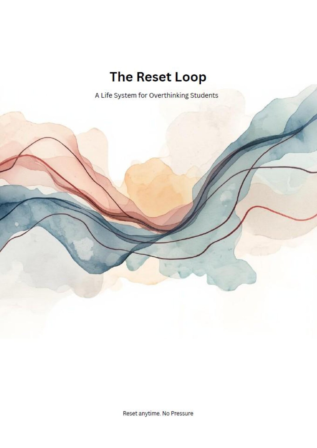 The Reset Loop: Overthinking Students - Etsy