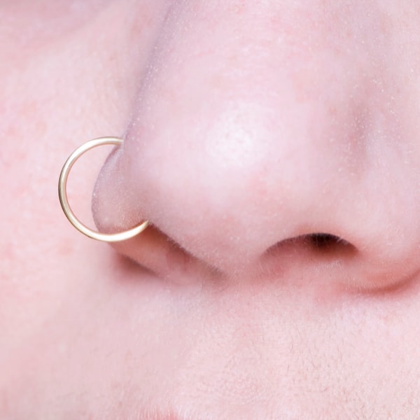 Fake Large Nose Ring - Etsy