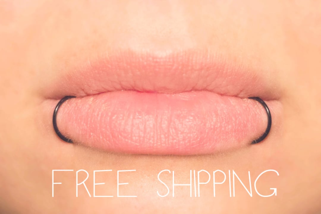 Black Lip Cuffs, Snake Bite, No Piercing Needed (pair) - Etsy