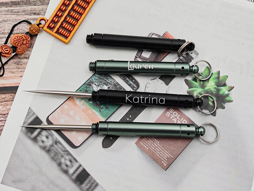 Personalized Metal Toothpick With Keyring | Detachable Travel Hygiene ...