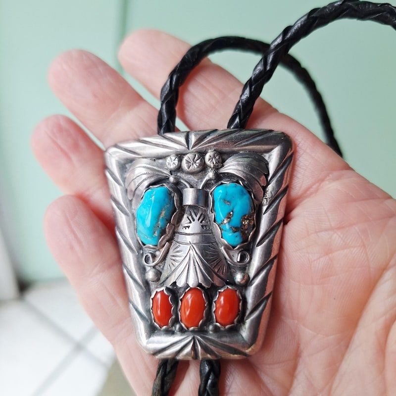 Bennett Turquoise Bolo - Etsy