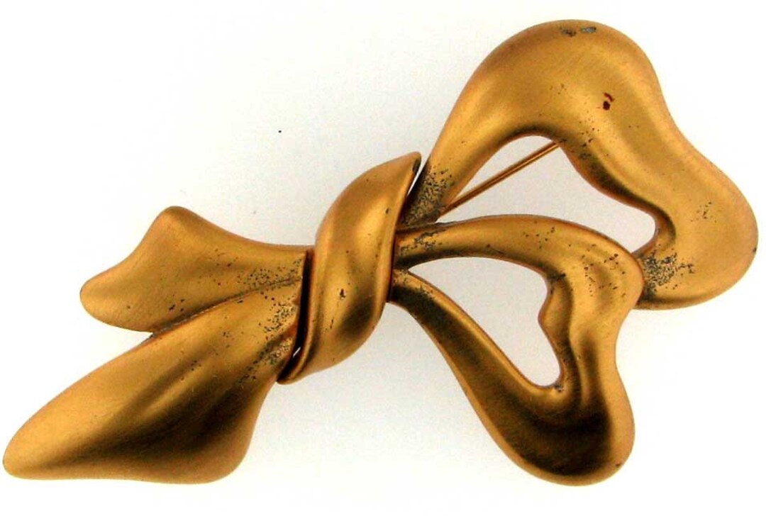 Vintage Monet Bow Brooch 80s - Etsy