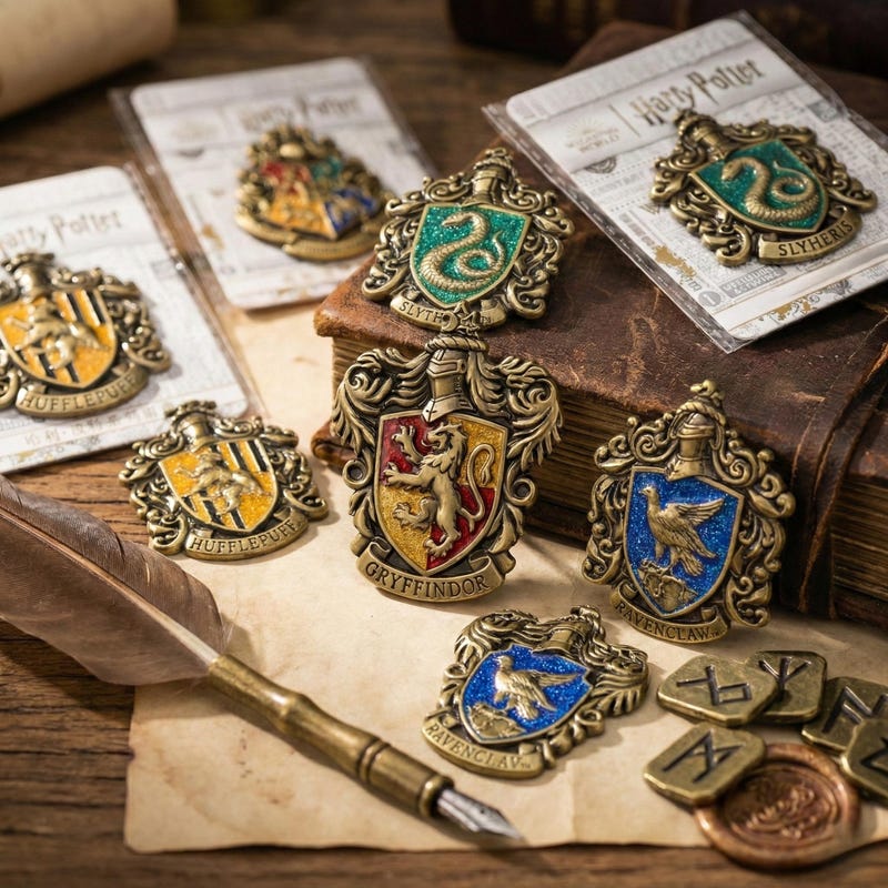 Hogwart House Badges - Etsy